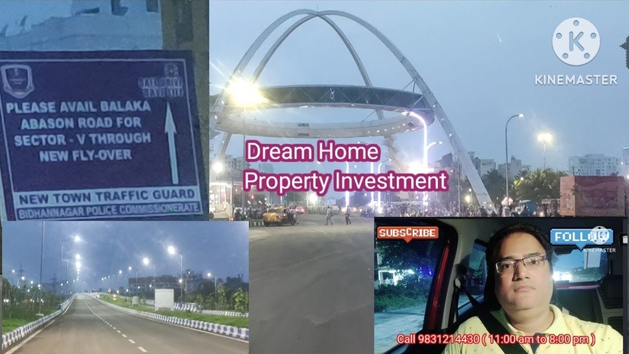 Start 2nd Flyover From New Town to Sector V | Construction of 2nd ...