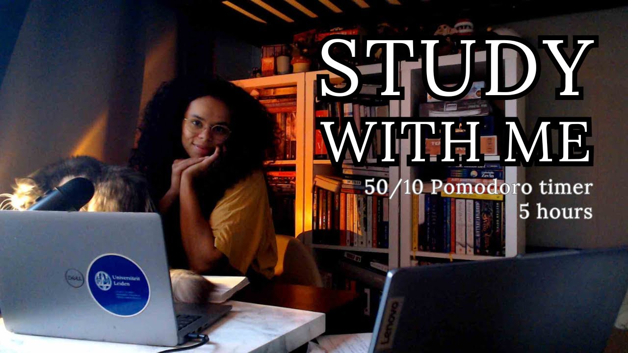 study/work with me live | 50/10 Pomodoro - YouTube