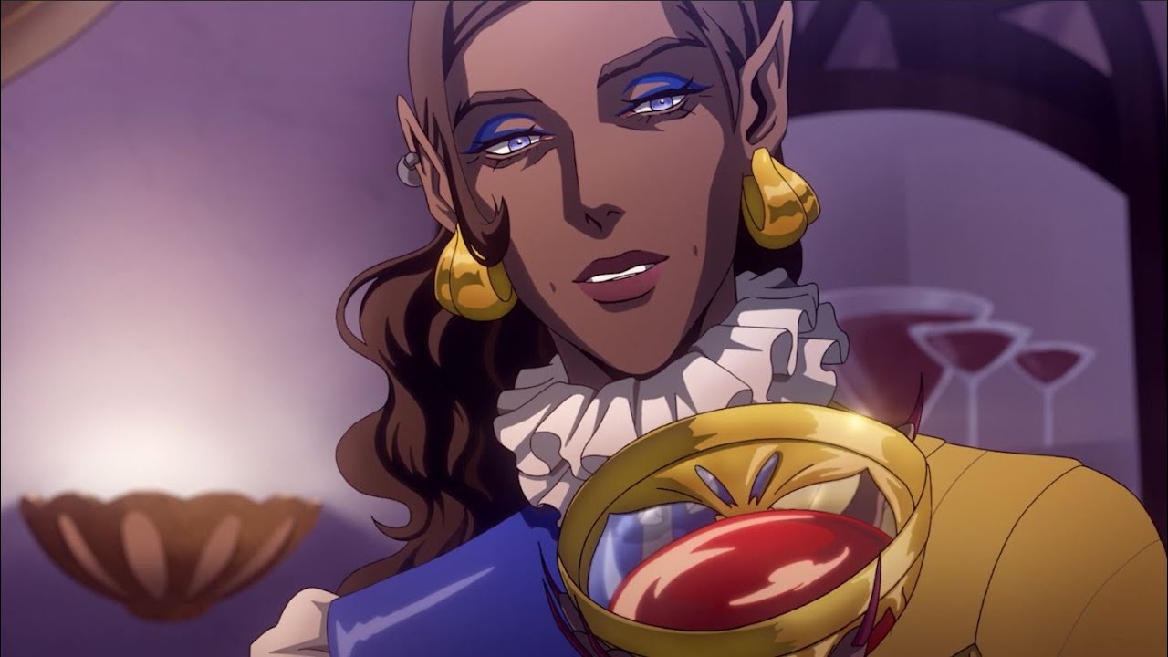 Carmilla returns home to Styria - Castlevania Season 3 Episode 1 Scene ...