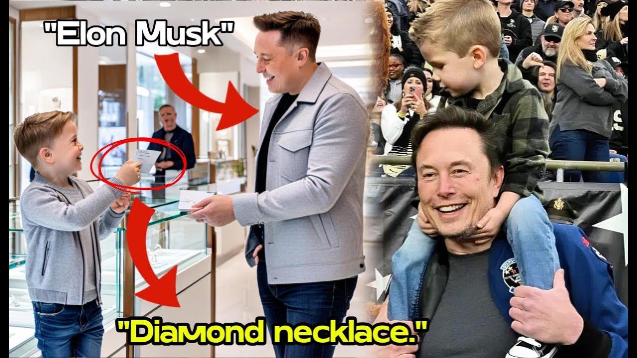 A Boy Buys a Gift for His Mom, Elon Musk Makes a Surprise Appearance ...