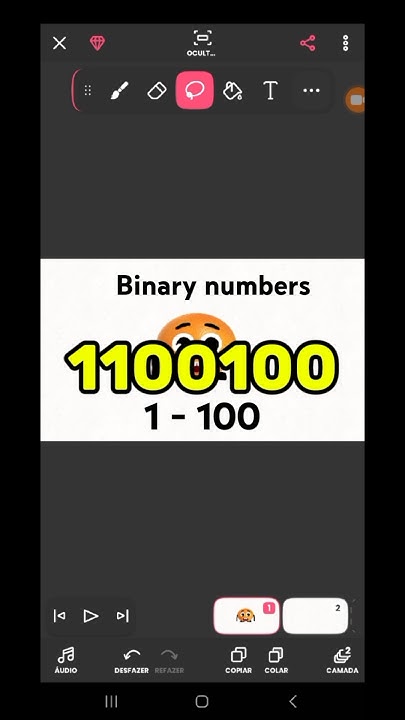binary numbers 1 - 100 with sfx - YouTube