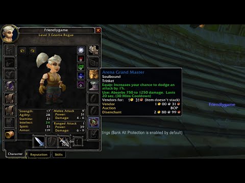 Arena GrandMaster Level 3 SSF Official Hardcore -Defias Pillager Wow ...