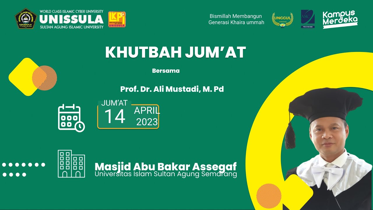 Evaluasi Capean Ramadhan kita | 14 APRIL 2023 | Prof. Dr. Ali Mustadi ...