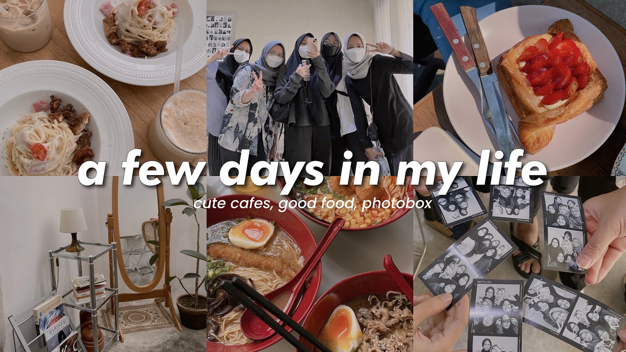 days in my life : cute cafes, good food & photobox! 🤍🧸 - YouTube