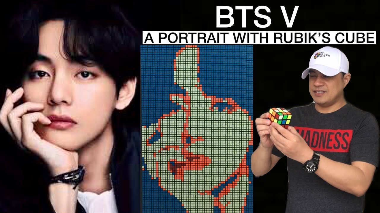 BTS V PORTRAIT WITH RUBIK’S CUBE | @BTS | MY aLTeR eGo - YouTube
