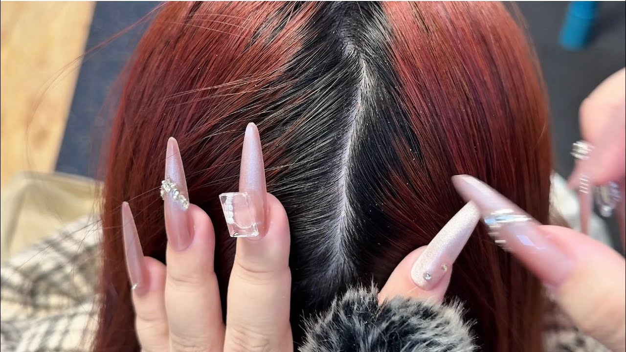 ASMR Ultimate Relaxation: Hand Dandruff Removal with Comb - YouTube