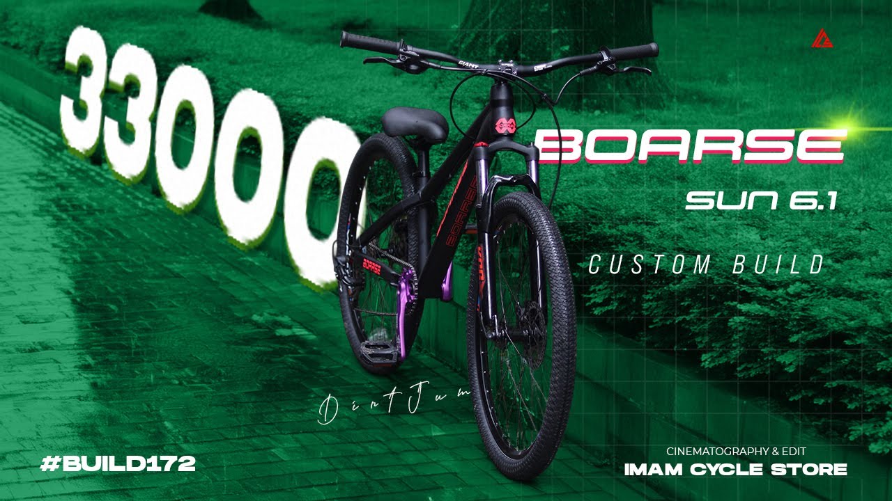 ৩৩০০০ হাজার টাকার BOARSE SUN 6.1 Black | Stunt Cycle | IMAM CYCLE STORE ...
