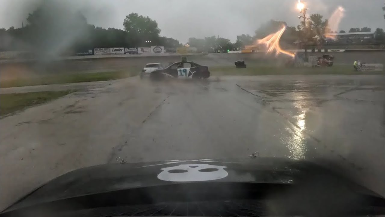 Slinger Speedway Slamfest 4 Cylinder Figure 8 Heat 1 - Onboard 20x ...