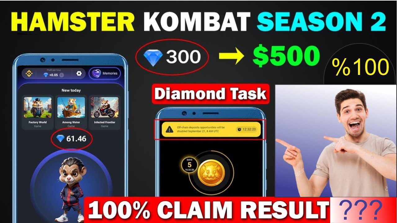 Hamster Kombat Season 2 Launch Today Update || Diamond Task || Hamster ...