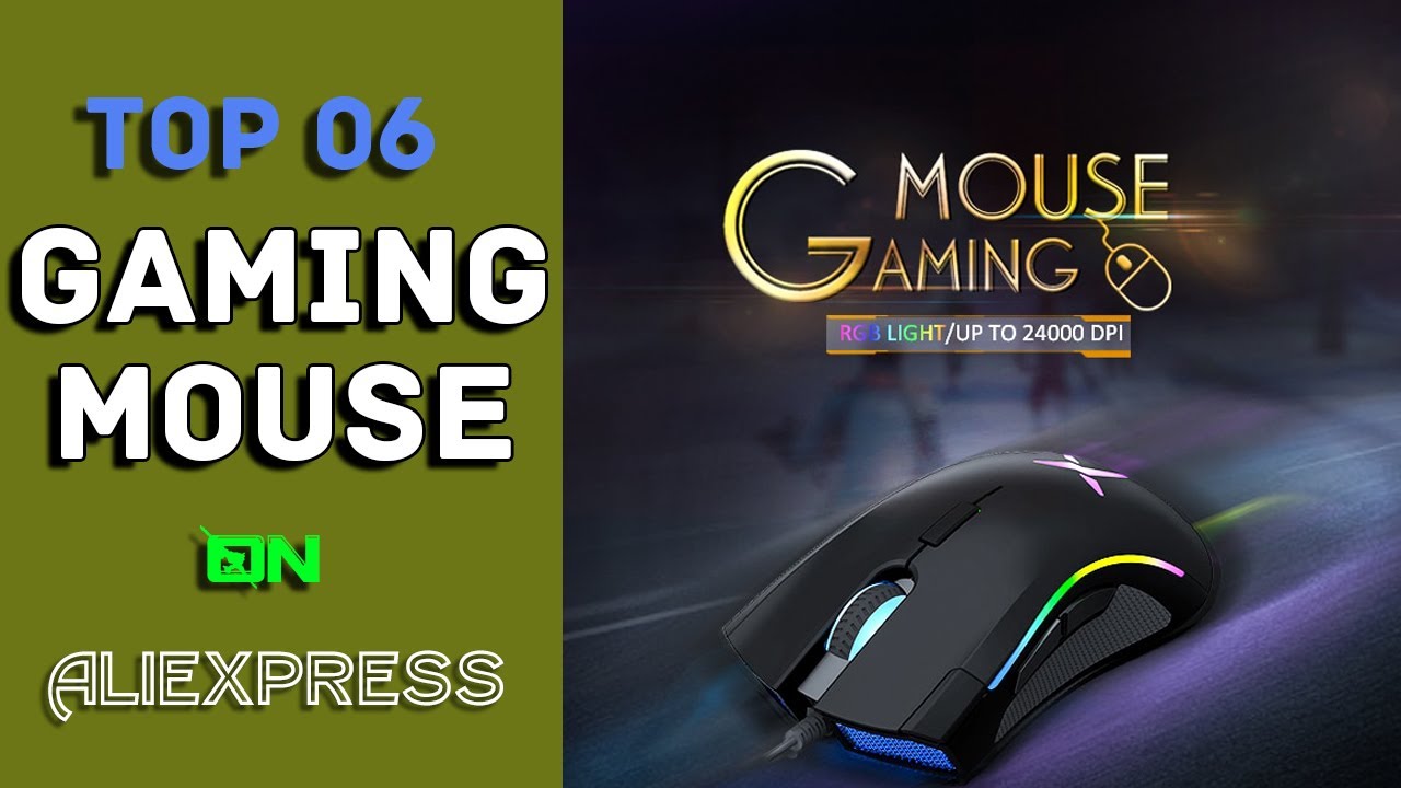 Top 06 Best Budget Gaming Mouse on AliExpress || Gadget Express - YouTube