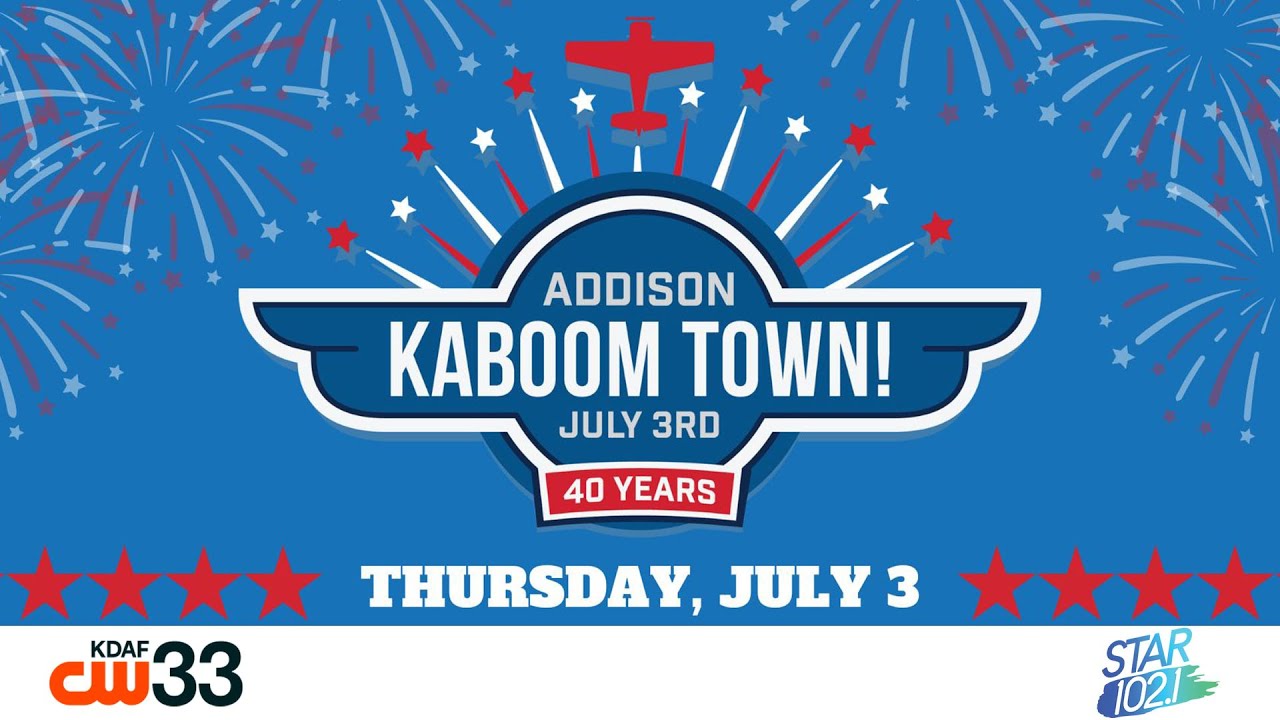 Addison Kaboom Town! 40th Anniversary - YouTube