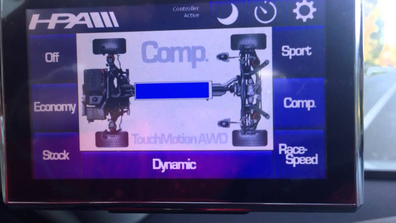 Controller haldex HPA, Test of all setting - YouTube