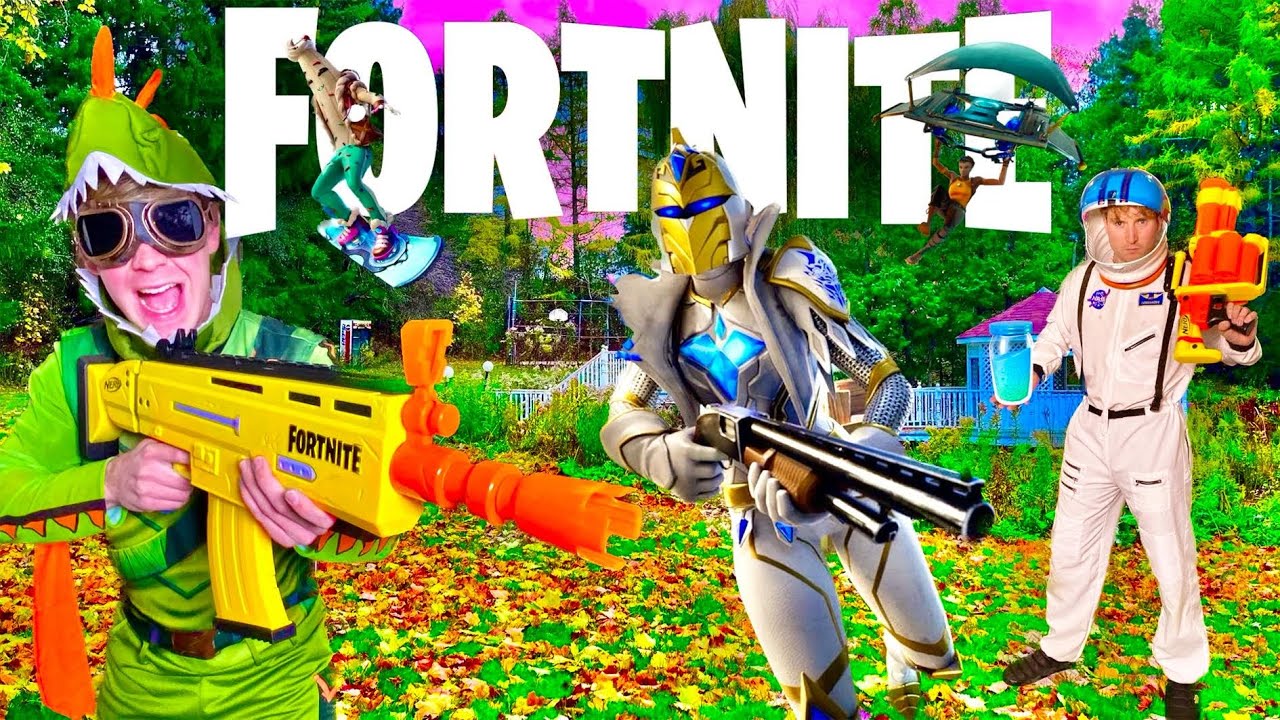 SURVIVING OG FORTNITE IN REAL LIFE! BATTLE ROYAL - YouTube