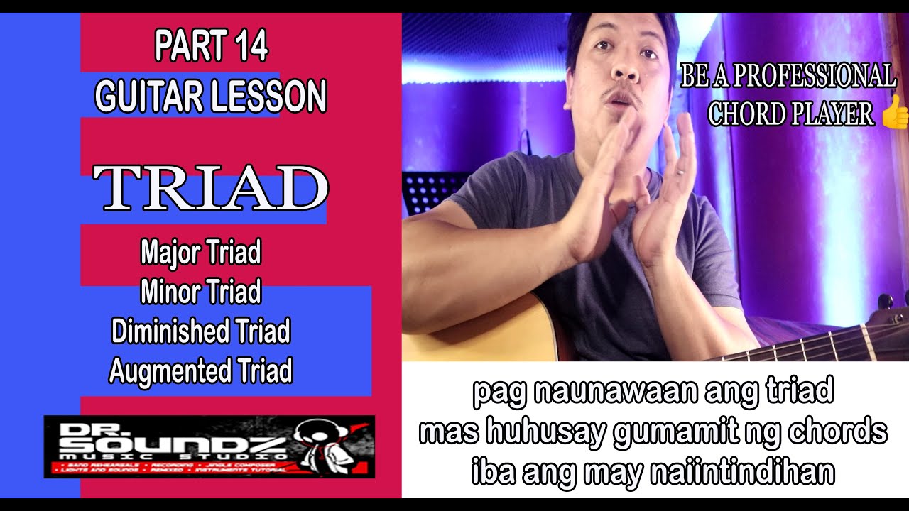 Part 14 Guitar tutorial/ Triads - YouTube