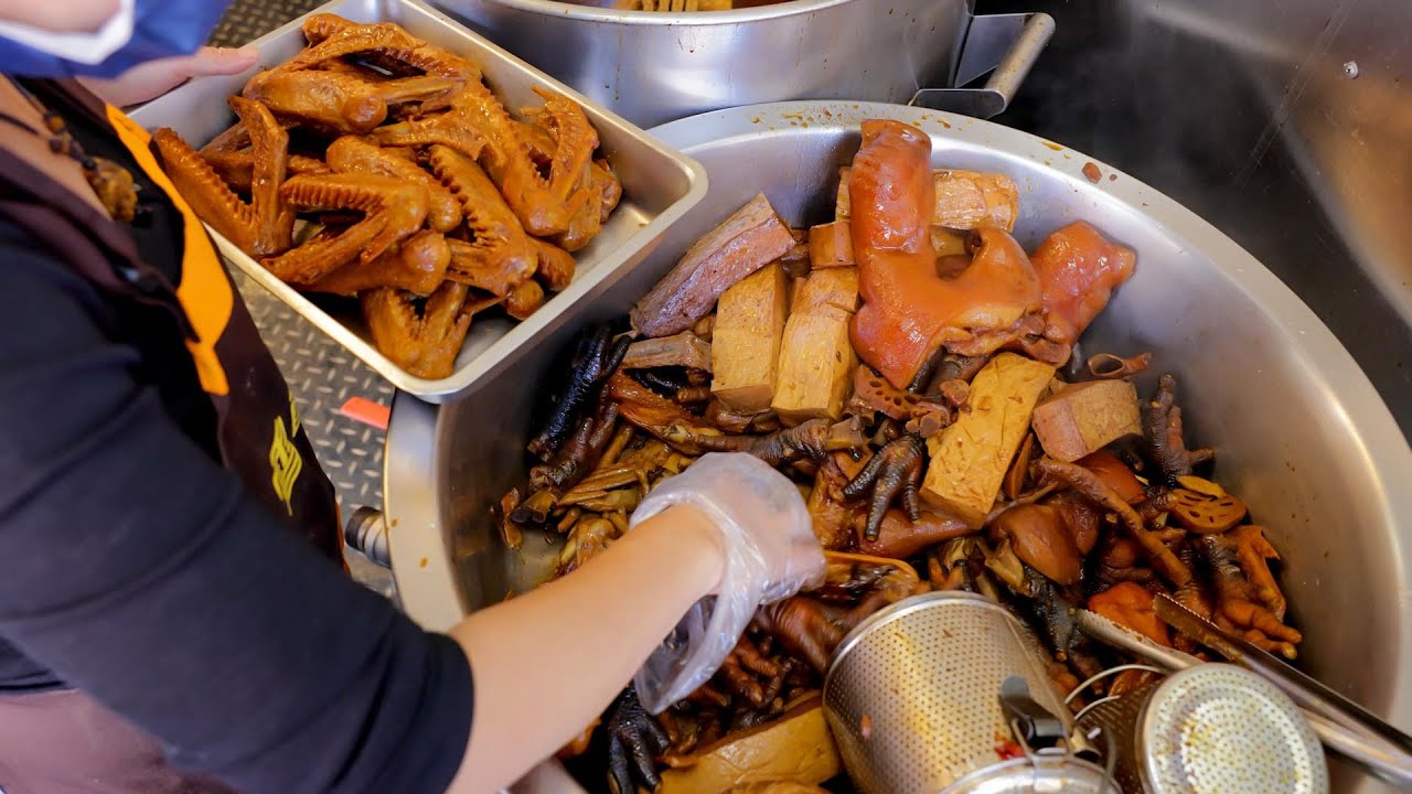 It's not street food, it's T intersection food! Braised Food Making ...