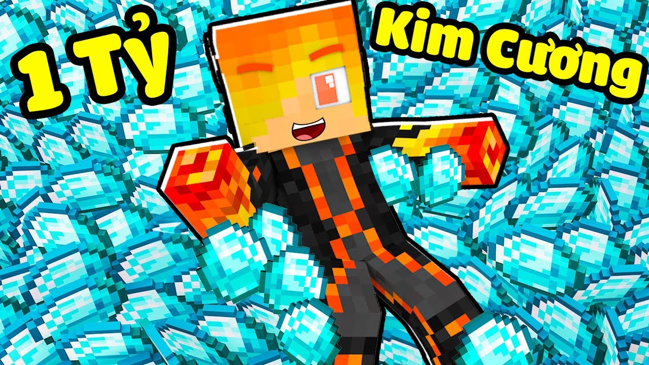 JACKVN SỞ HỮU 1 TỶ VIÊN KIM CƯƠNG TRONG MINECRAFT - YouTube
