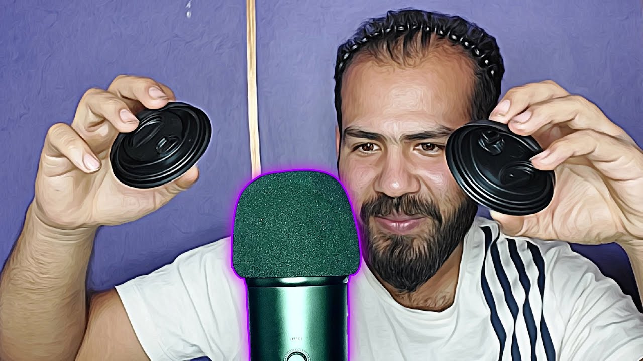 ASMR touching different objects and the soothing sound of lips - YouTube