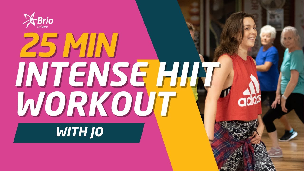 HIIT WORKOUT | Home Cardio Workout With Jo | Brio Leisure - YouTube