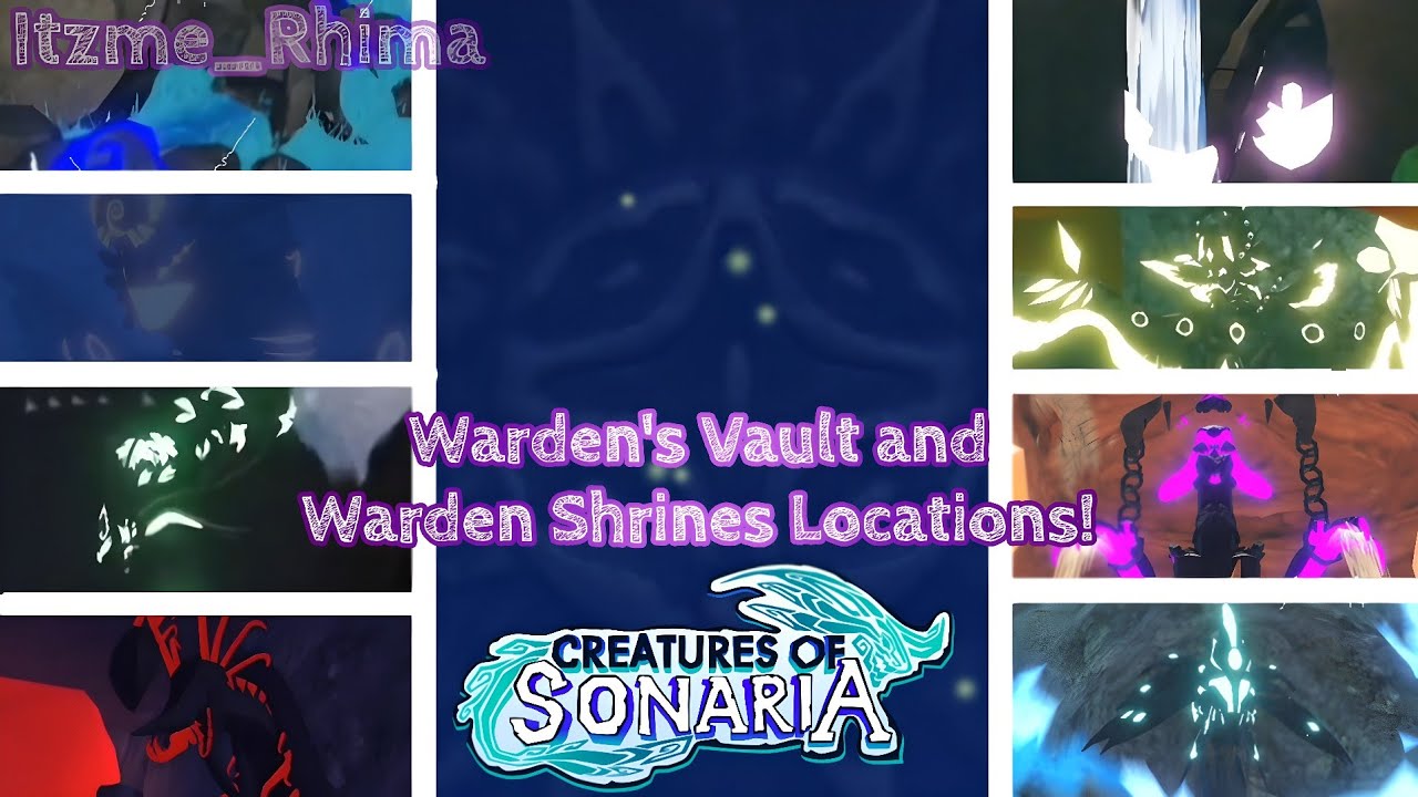 🗿Every Warden Shrines and Warden Vault location!🗿 || 🍃Creatures of ...