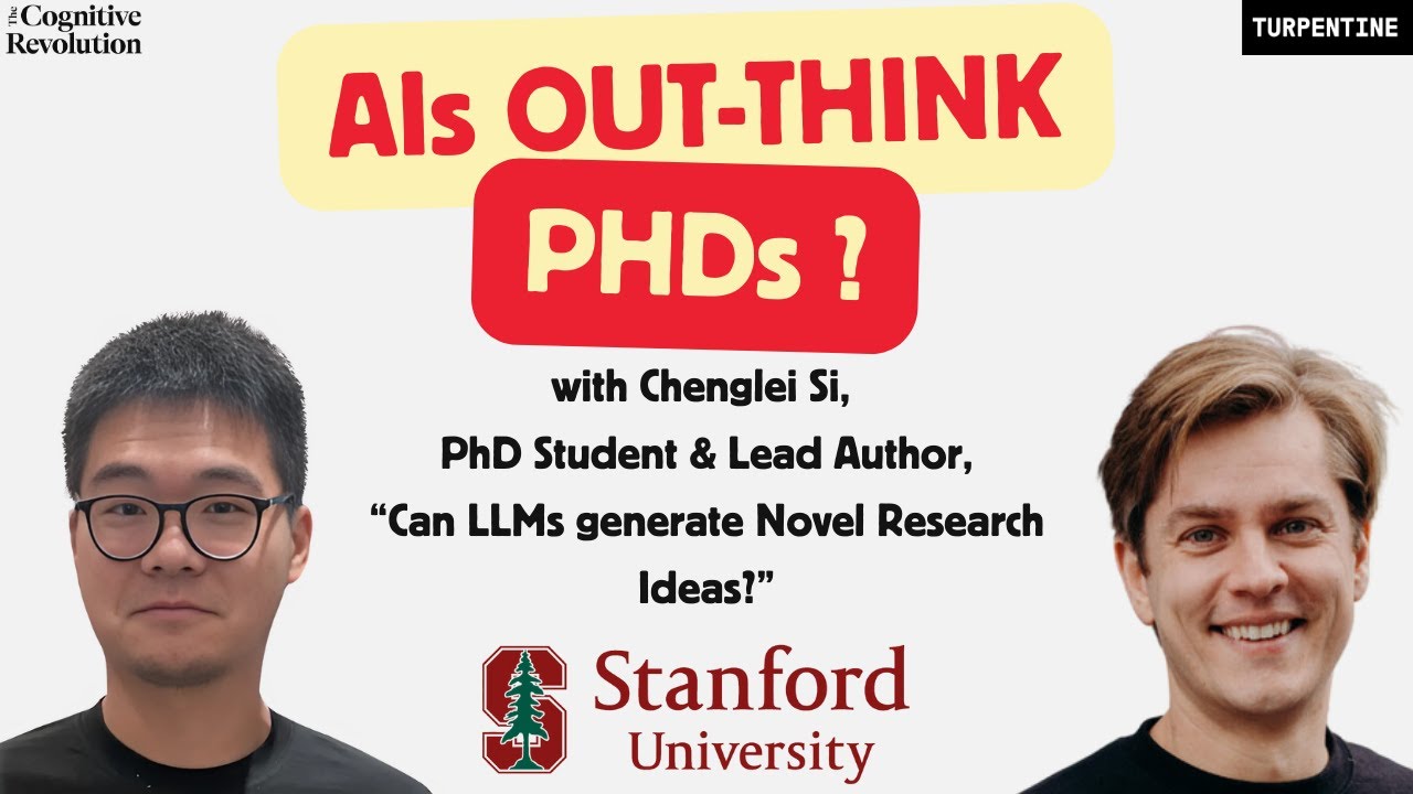 Can AIs Generate Novel Research Ideas? with lead author Chenglei Si - YouTube
