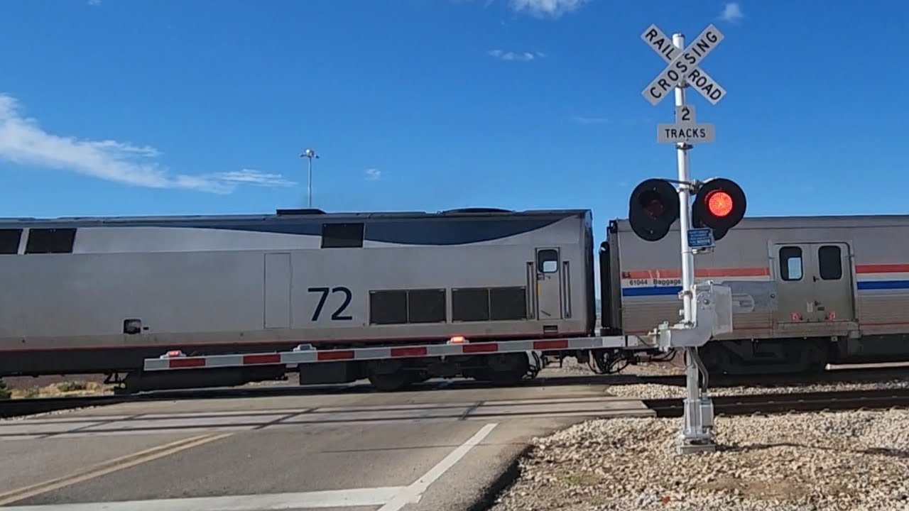 AMTK 81 Leads #2 Sunset Limited Eastbound, Massingale Road Railroad ...
