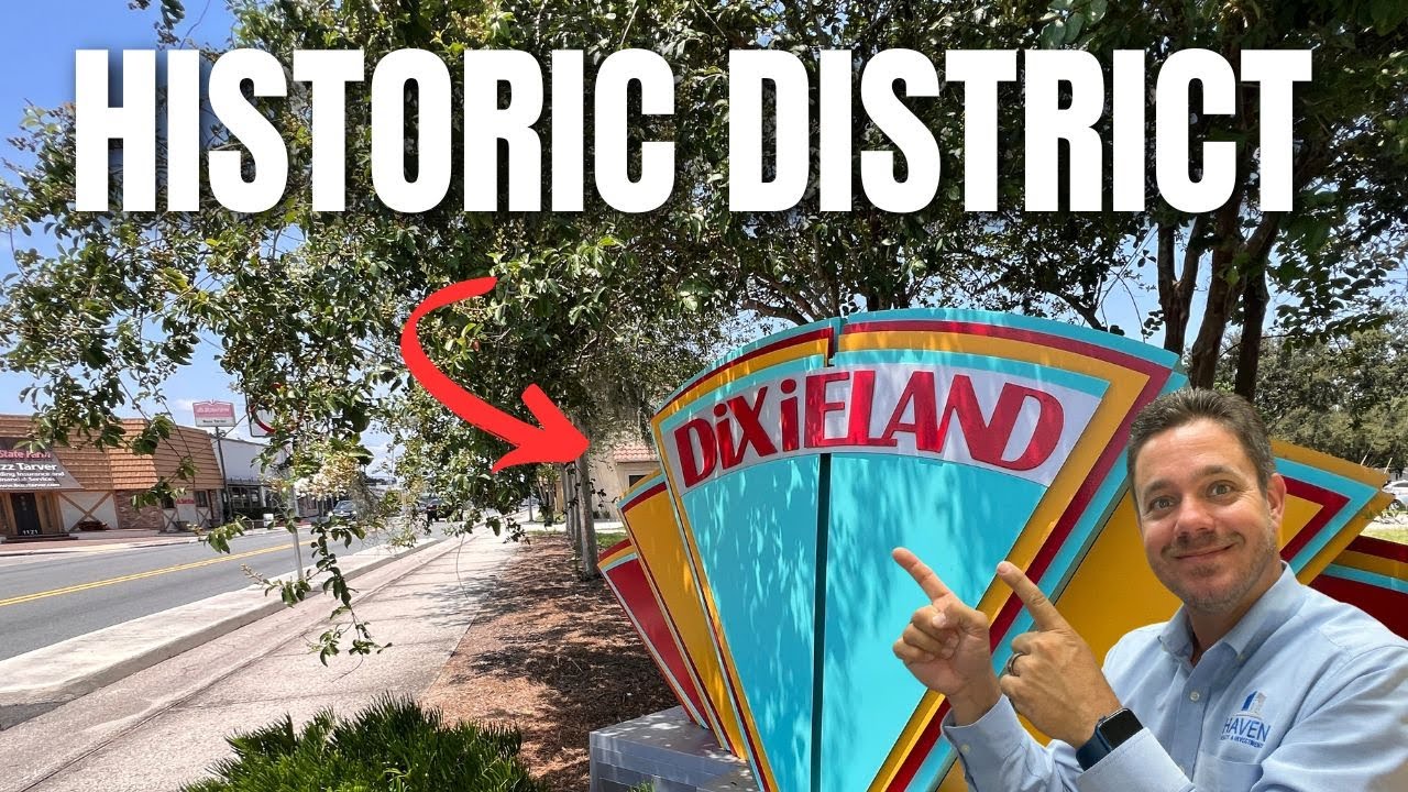 Dixieland Map Tour [Historic District] The Heart Of Lakeland? - YouTube