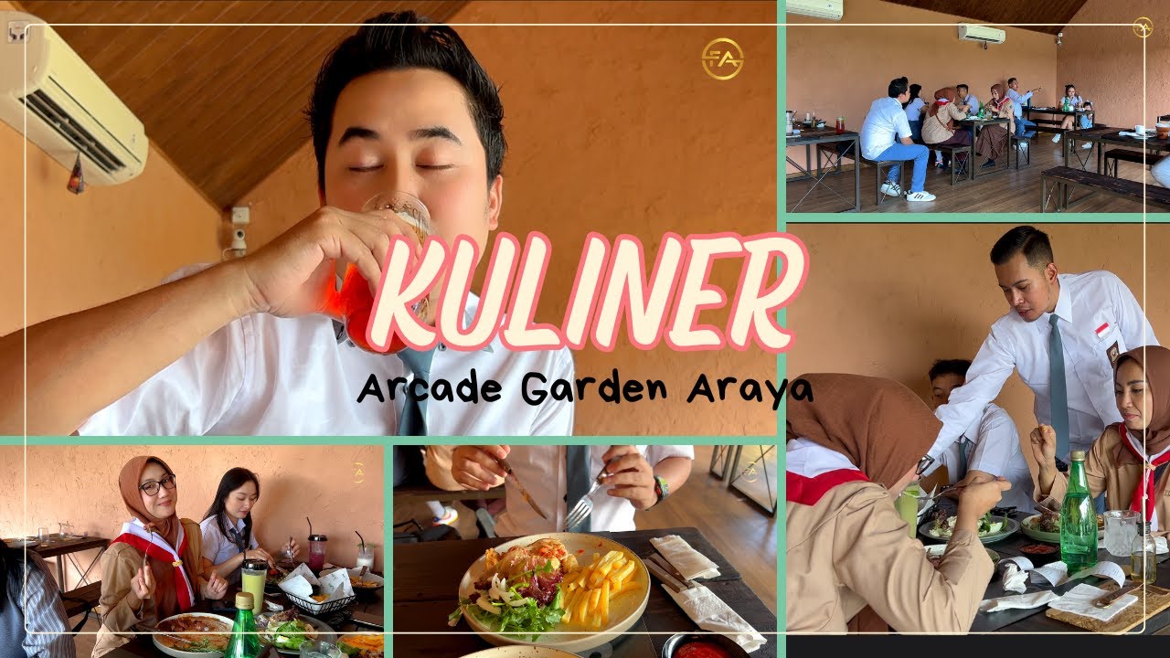Kuliner Rustic Arcade Araya - Malang - YouTube