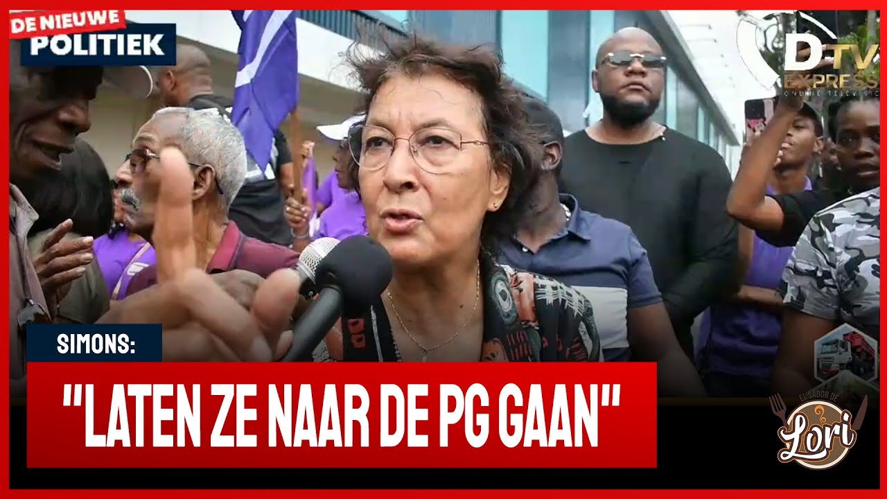 🚀 De Nieuwe Politiek LIVE • NDP voorzitter Simons en Ingrid Bouterse in ...