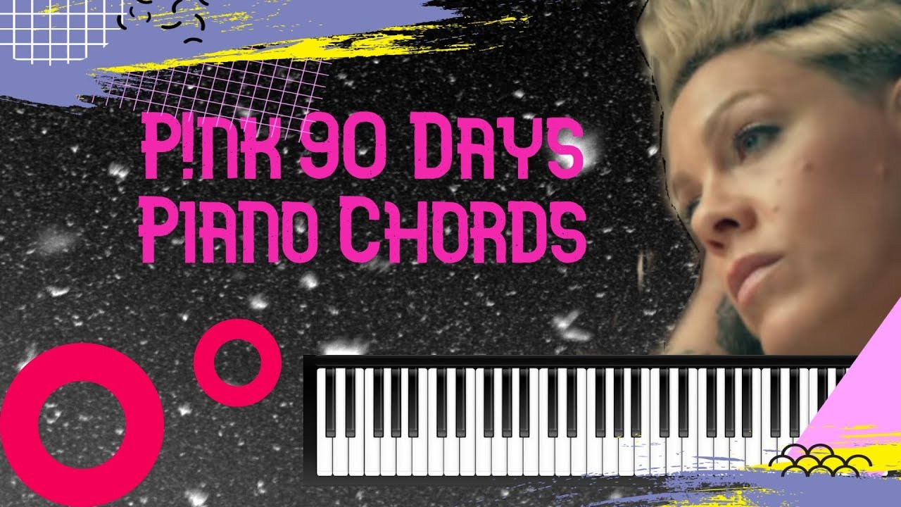Pink - 90 Days - Piano Chords - Tutorial - YouTube
