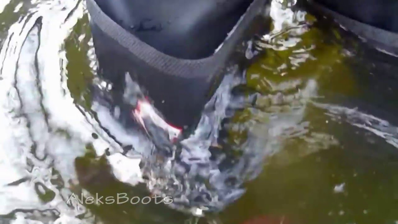 Walk in latex and flooding Waders Hunter.Part-2(17/04/16) - YouTube