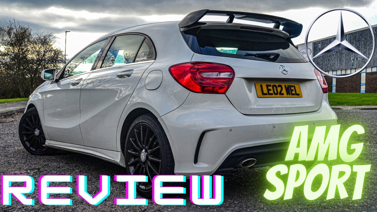 Mercedes Benz A Class AMG Sport Review POV Test Drive - YouTube