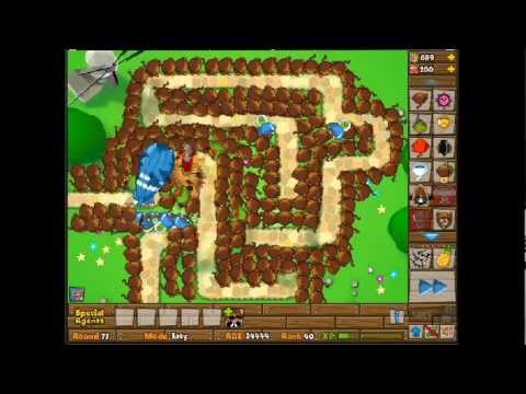 Bloons Tower Defense 5 all dart monkey insanity round 77+ - YouTube