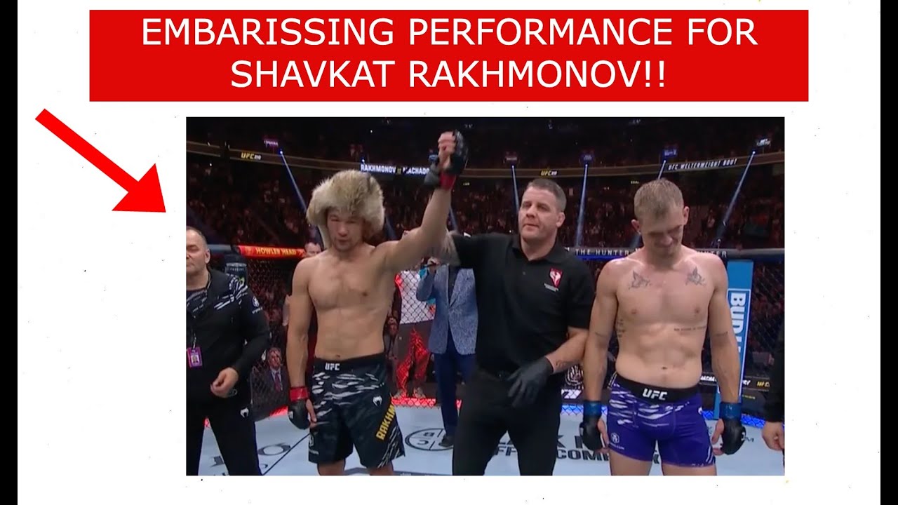 SHAVKAT RAKHMANOV GOT EXPOSED AT UFC 310 DESPITE WINNING!! - YouTube
