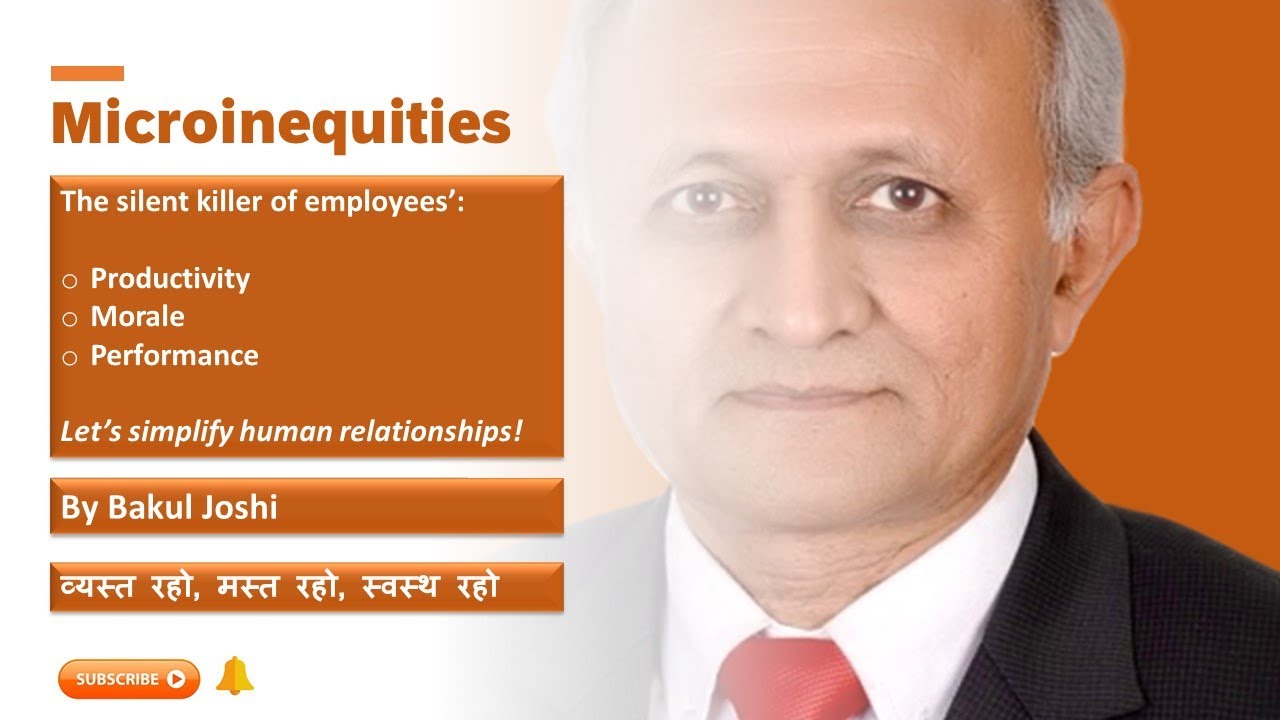 Micro-inequities - The silent killer of employees' morale, performance ...