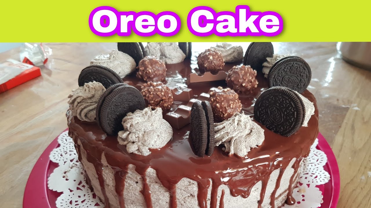 How to bake Oreo cake / Step by step - YouTube