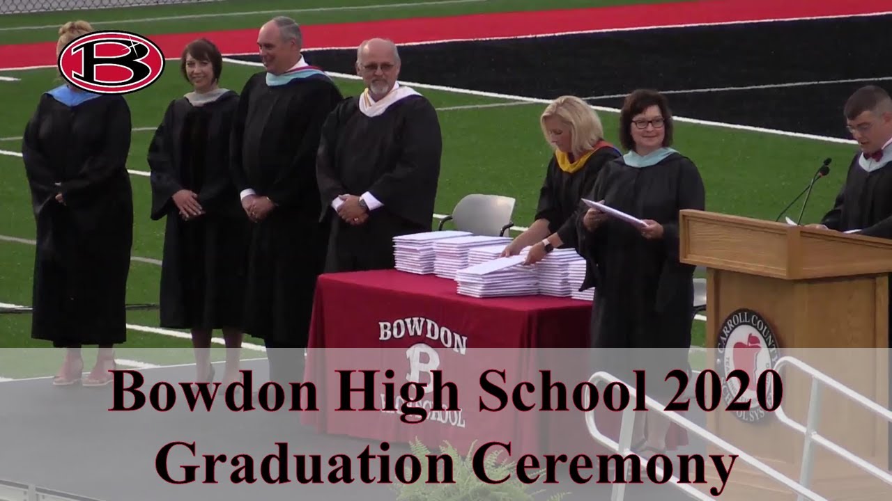 Bowdon High School 2020 Graduation - YouTube