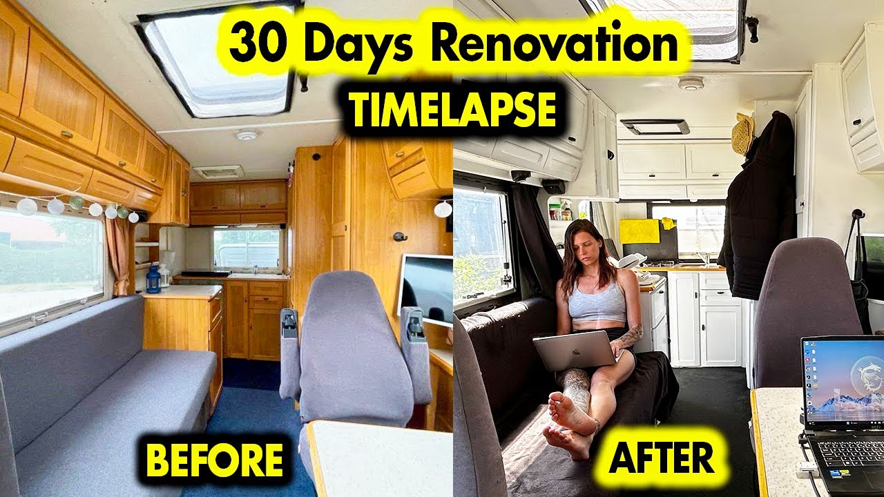 DIY Campervan Renovation | Full RV Renovation TIMELAPSE (30 DAYS) - YouTube