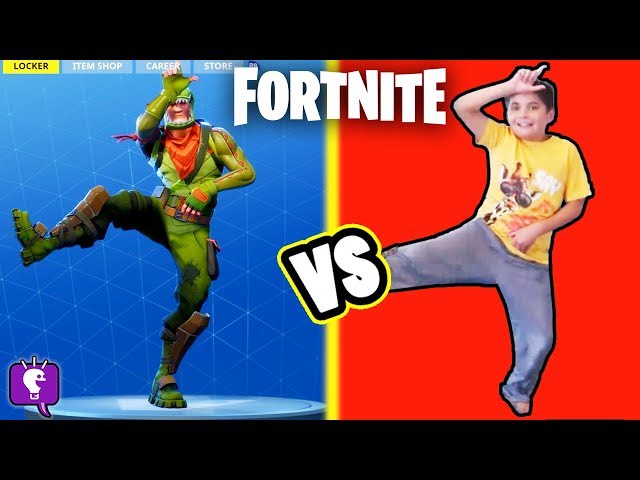 FORTNITE MOM vs KIDS DANCE! Can YOU Follow Along this Exercise with ...