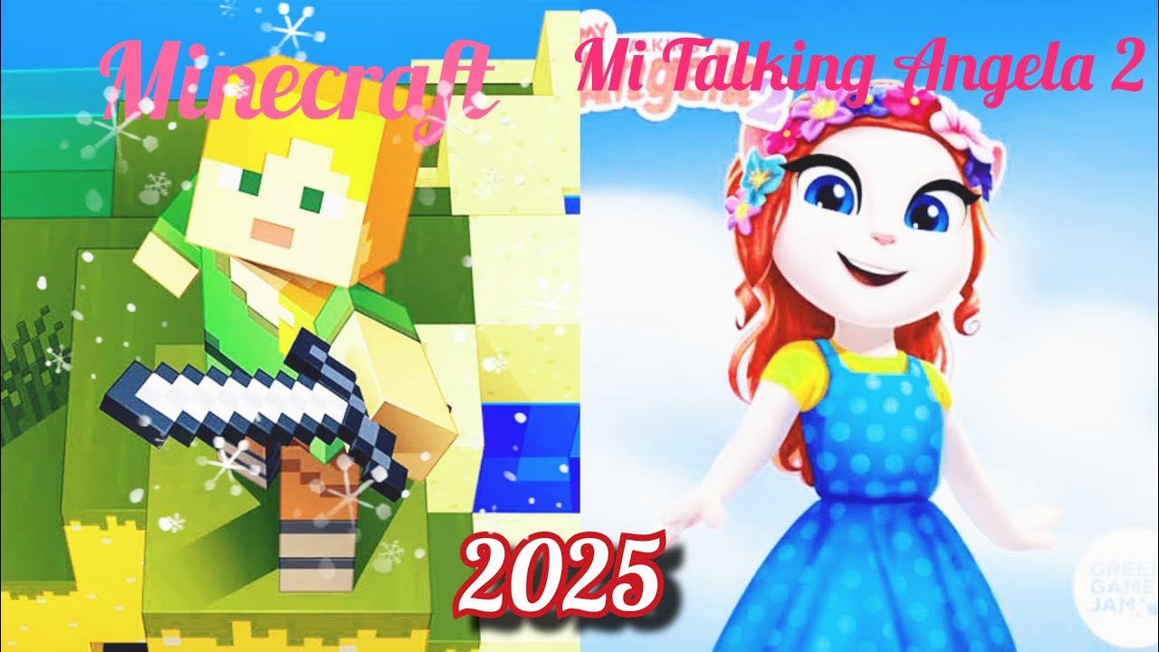 Minecraft & Mi Talking Angela 2 #minecraft & #MiTalkingAngela2 - YouTube