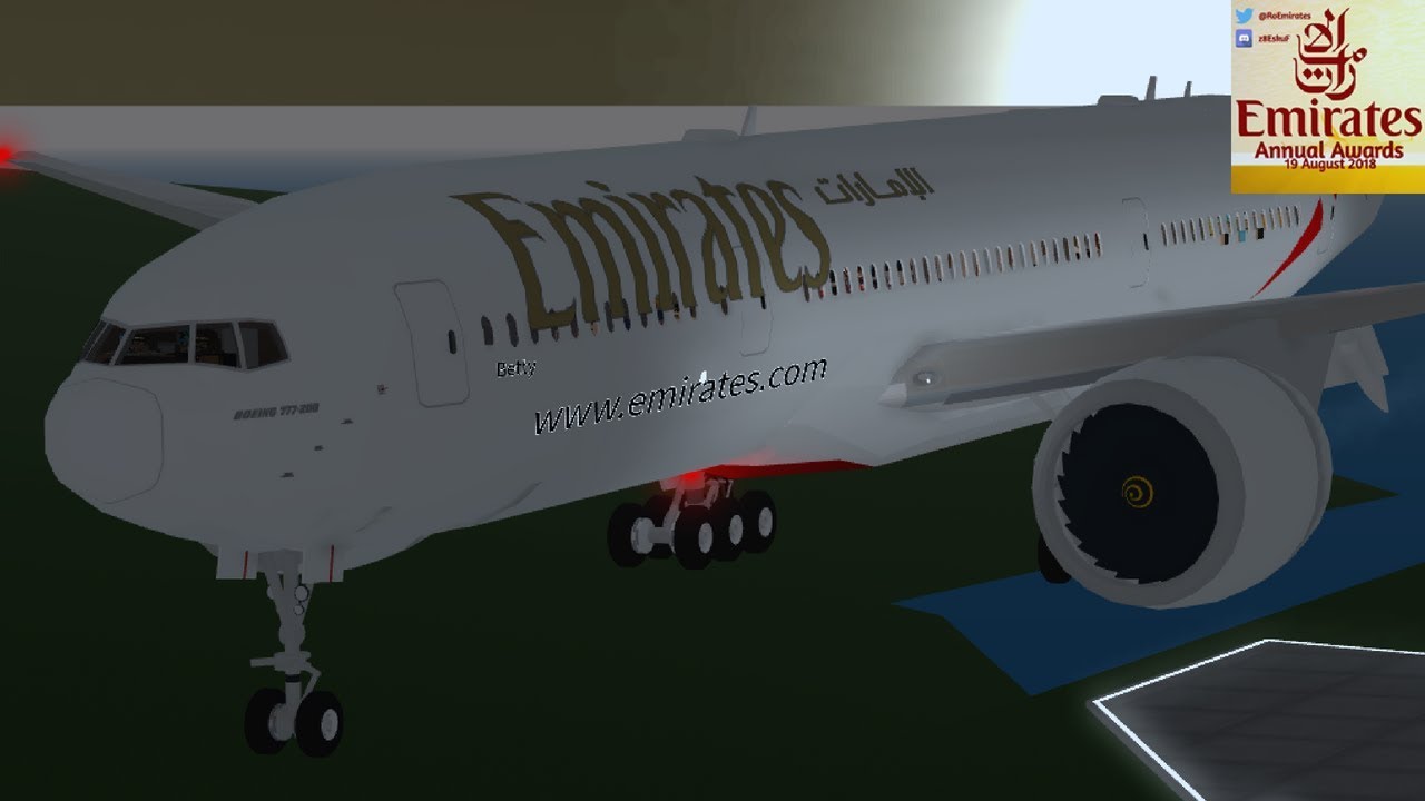 ROBLOX | Emirates Airlines Flight - YouTube