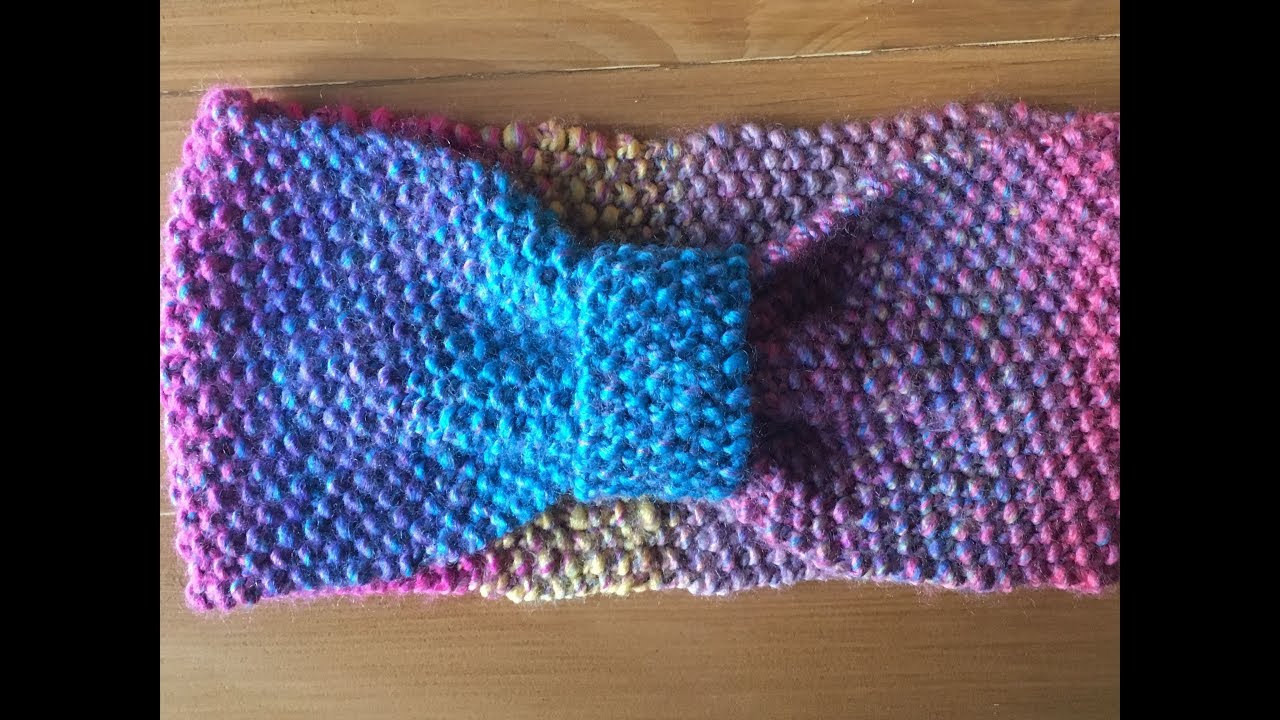 Tuto : Bandeau au point de riz - YouTube