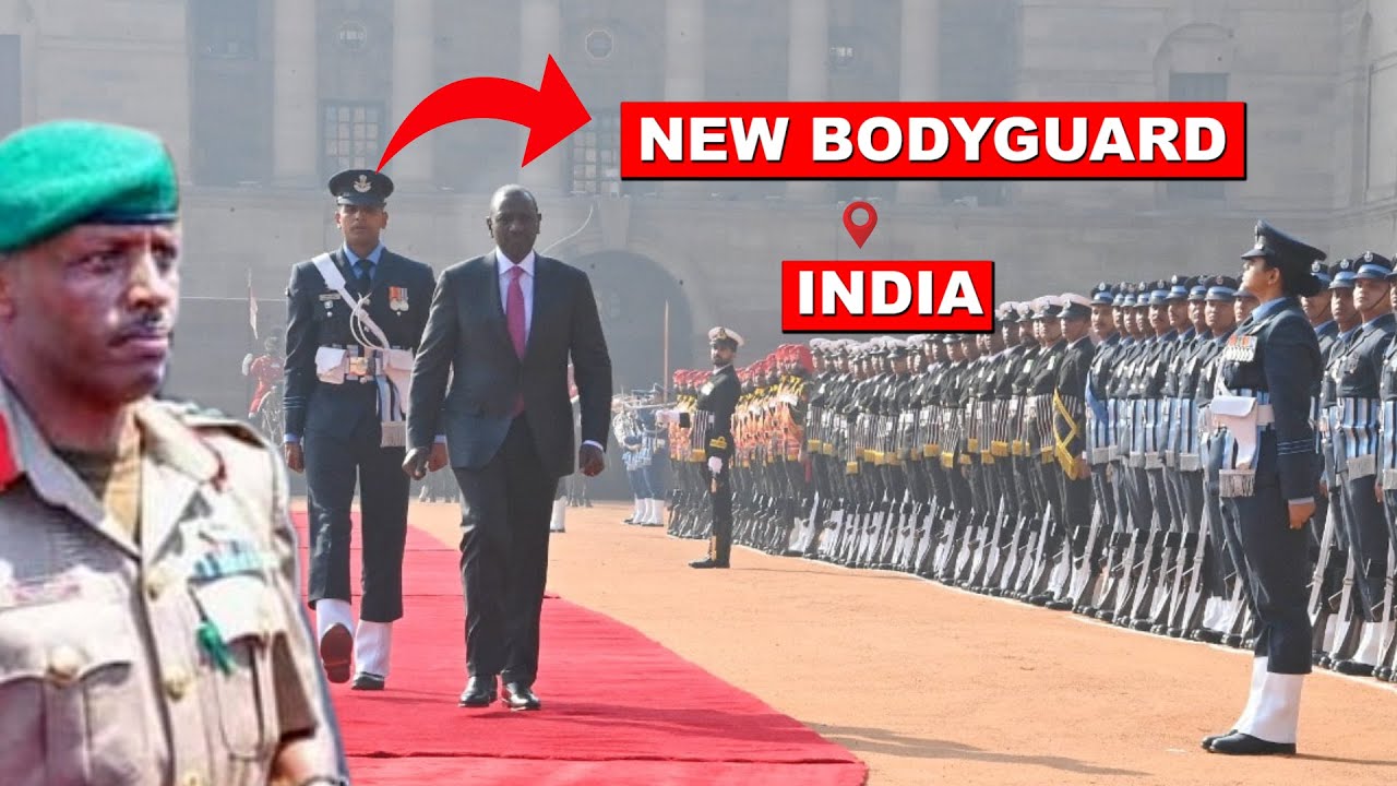 WATCH DRAMA IN INDIA, RUTO'S BODYGUARD KICKED OUT AND RUTO GIVEN A NEW ...
