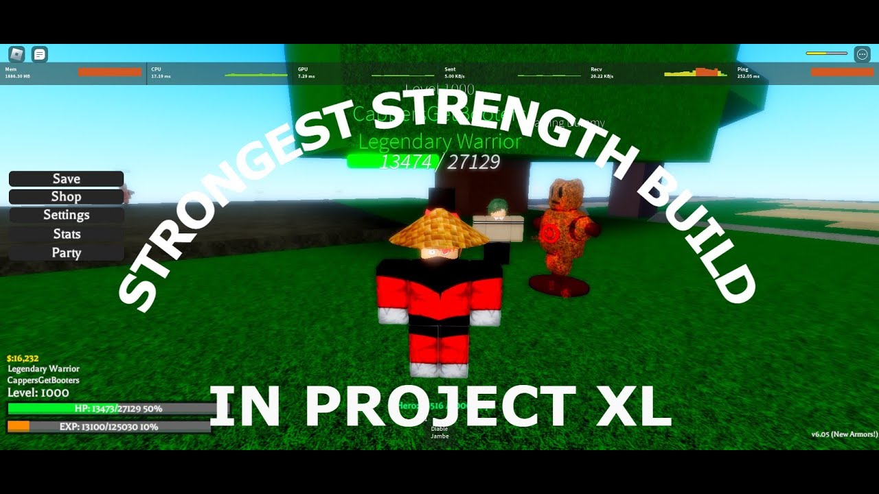 Strongest STR Build showcase in Project XL | Project XL - YouTube