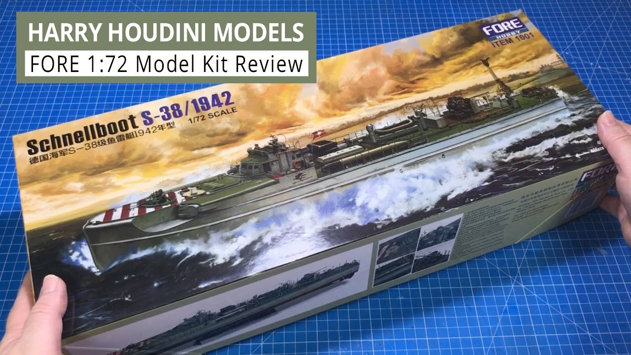 Fore 1:72 S-38 Schnellboot Model Kit Review - YouTube