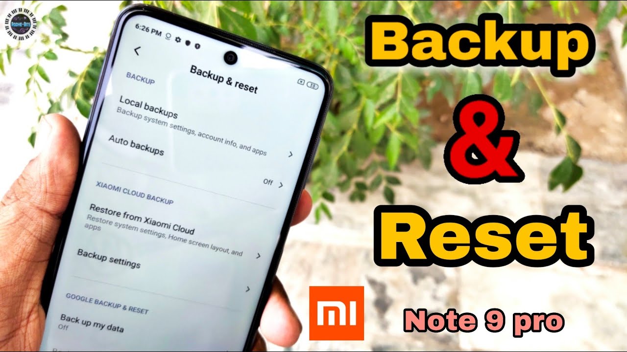 Redmi Note 9 Pro Backup & Restore Guide || Take Full Backup Of All MI ...