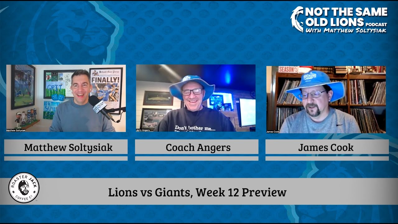 Not The Same Old Lions Podcast: The Detroit Lions vs The New York ...