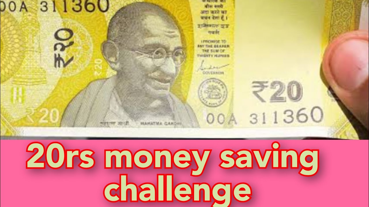 💵💰20rs తో saving start cheyyandi /20₹ money saving challenge💵💰 - YouTube