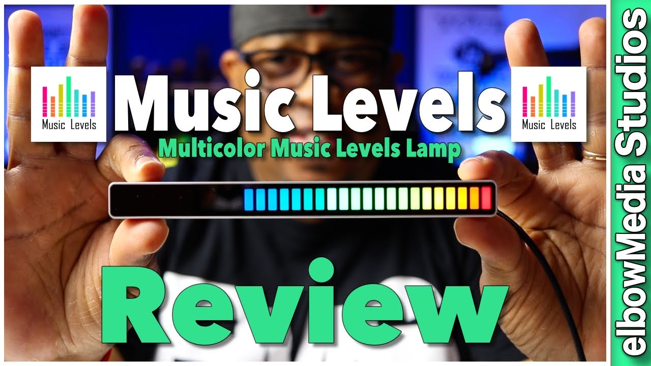 RGB Multicolor Music Levels Lamp Review! - YouTube