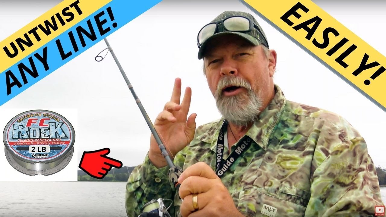 HOW-TO: Untwist Any Fishing Line & Avoid Tangles! - YouTube