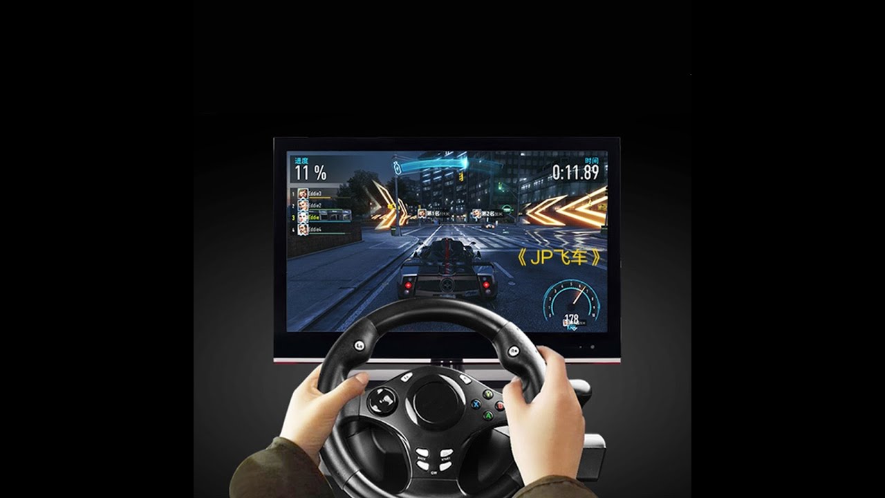 PinPle Dual Motor Racing Wheel, 270 Degree Rotation Steering Wheel ...